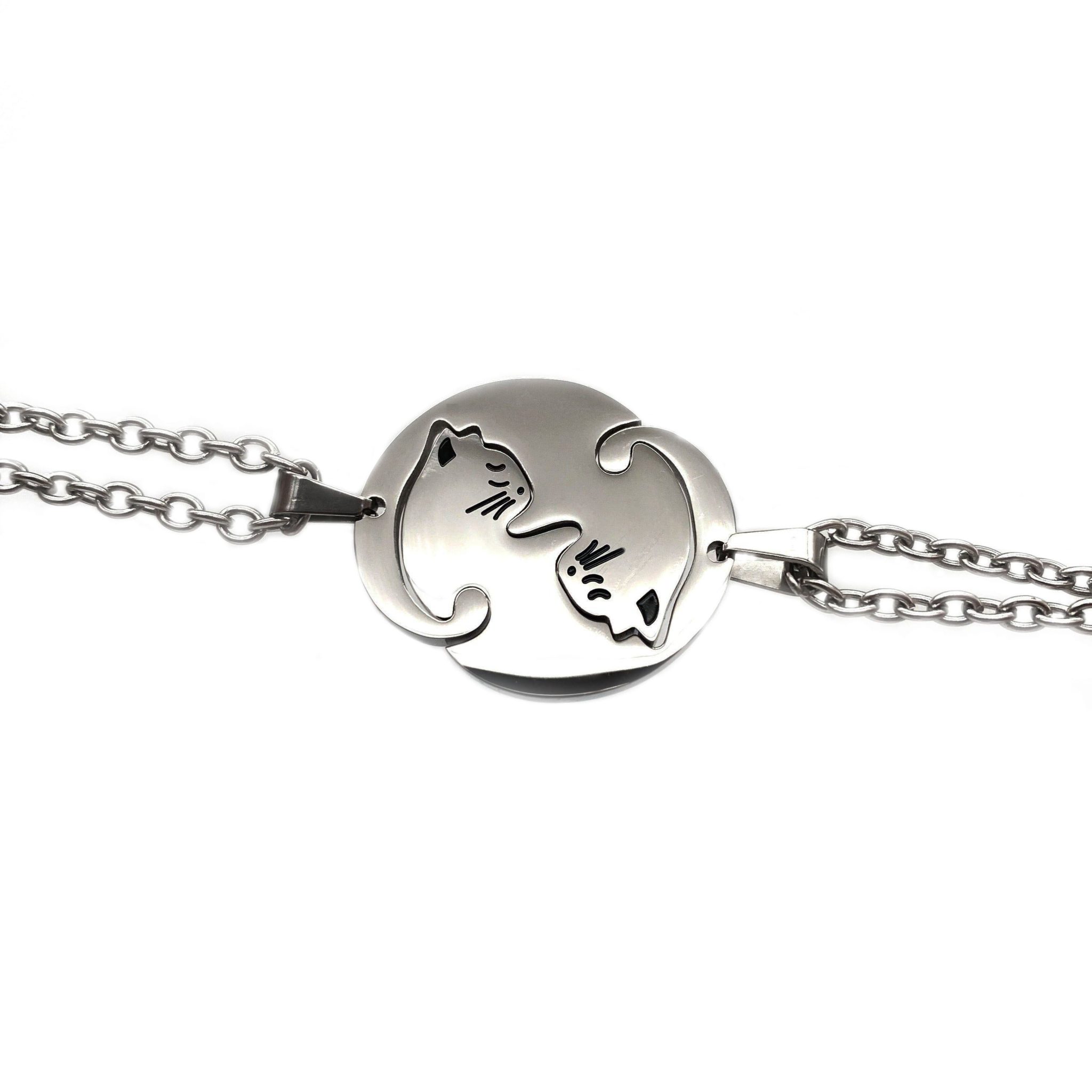 2BFF Couples Cute Kittens Matching Cats Pendant Necklace – bignewshop